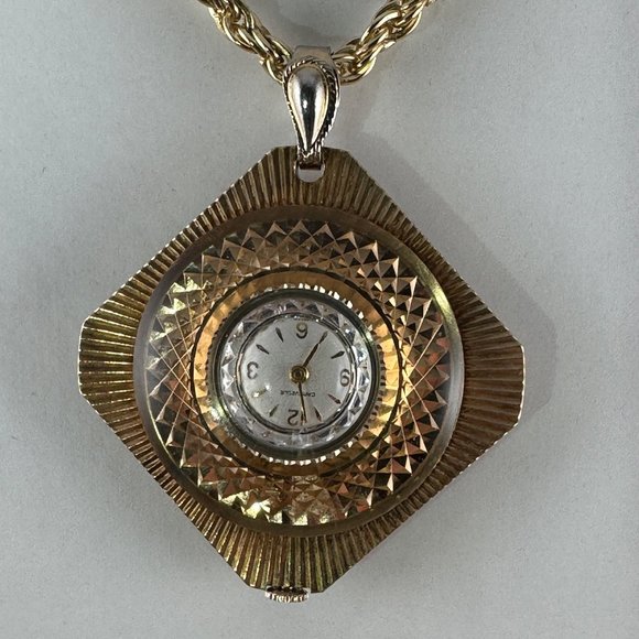 Bulova | Jewelry | Vintage Bulova Carrvelle Pendant Watch | Poshmark